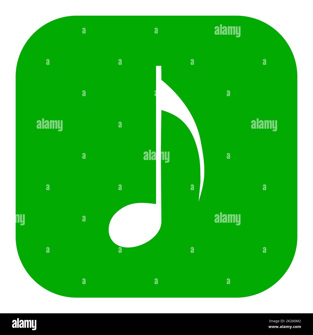 Music note and app icon Stock Photo - Alamy