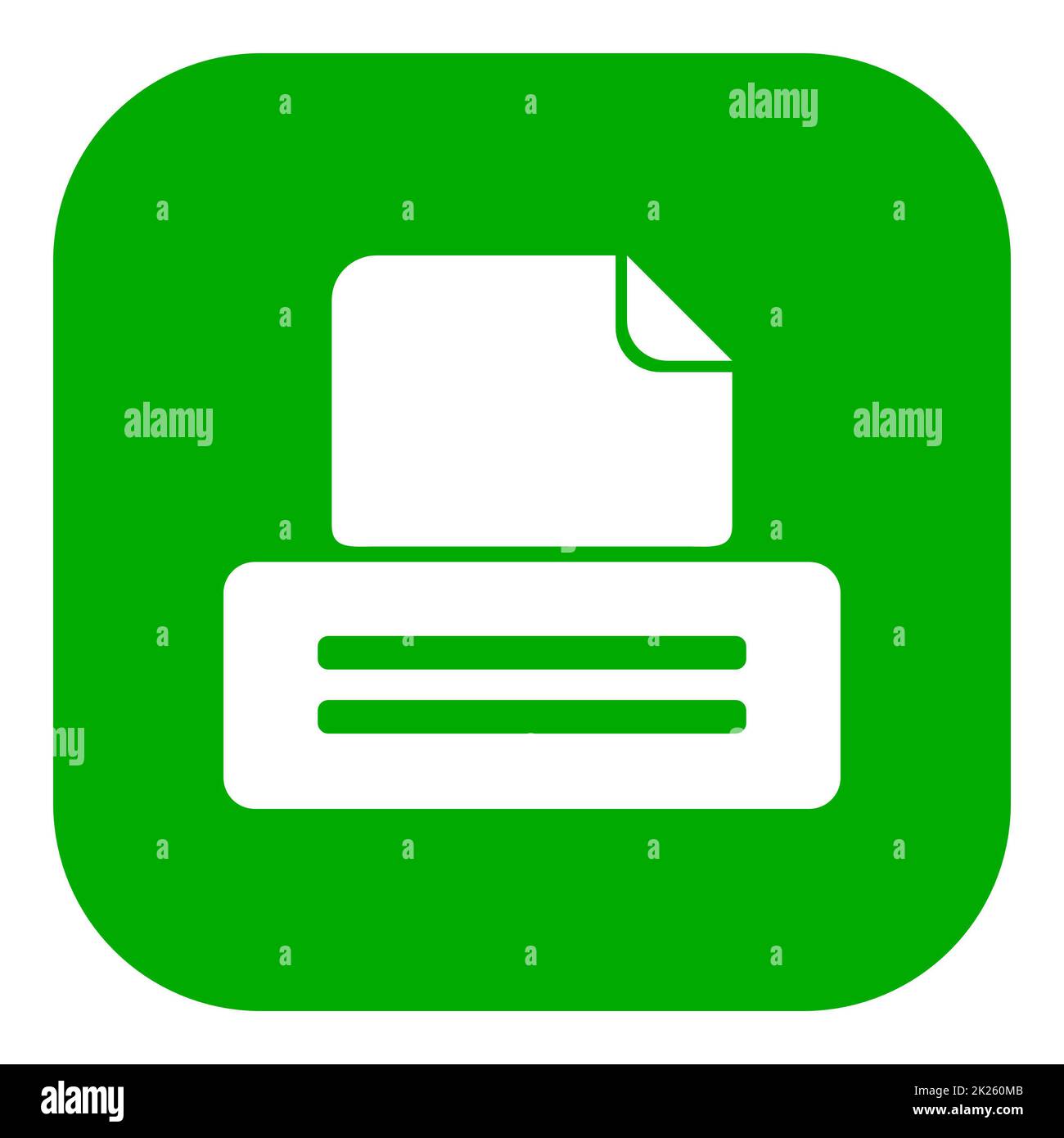 Printer and app icon Stock Photo - Alamy