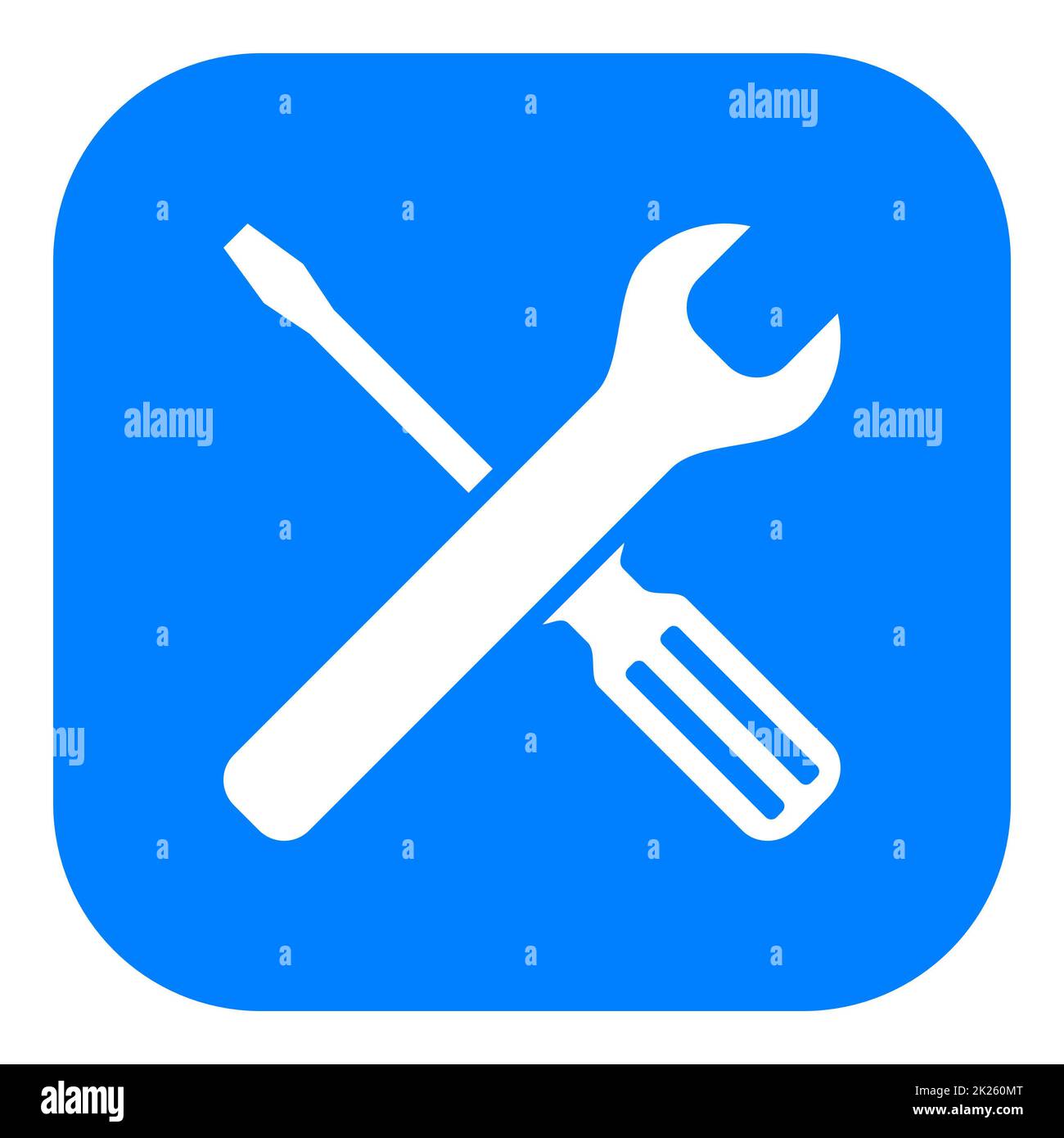 Tools and app icon Stock Photo - Alamy
