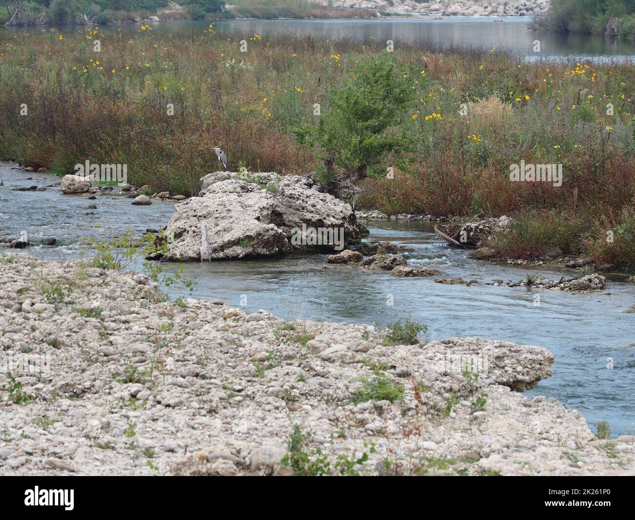 Nervesa della Battaglia, fiume Piave Stock Photo - Alamy