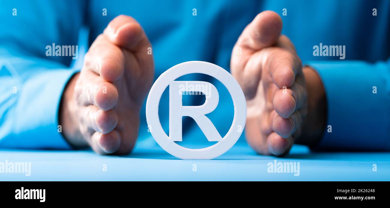 Trademark And Intellectual Property Patent Stock Photo - Alamy