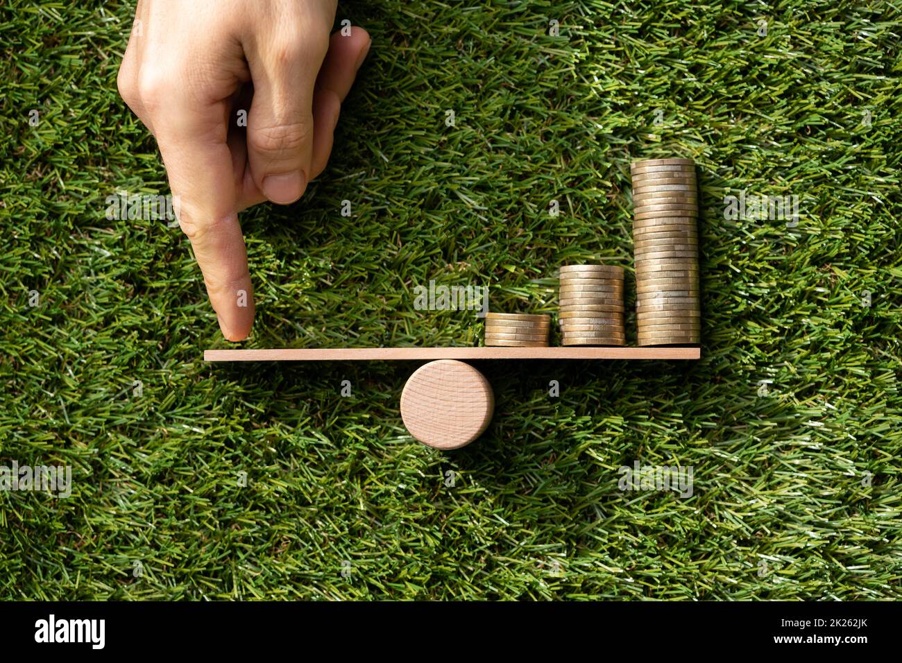 Money Leverage And Economy Balance Stock Photo - Alamy