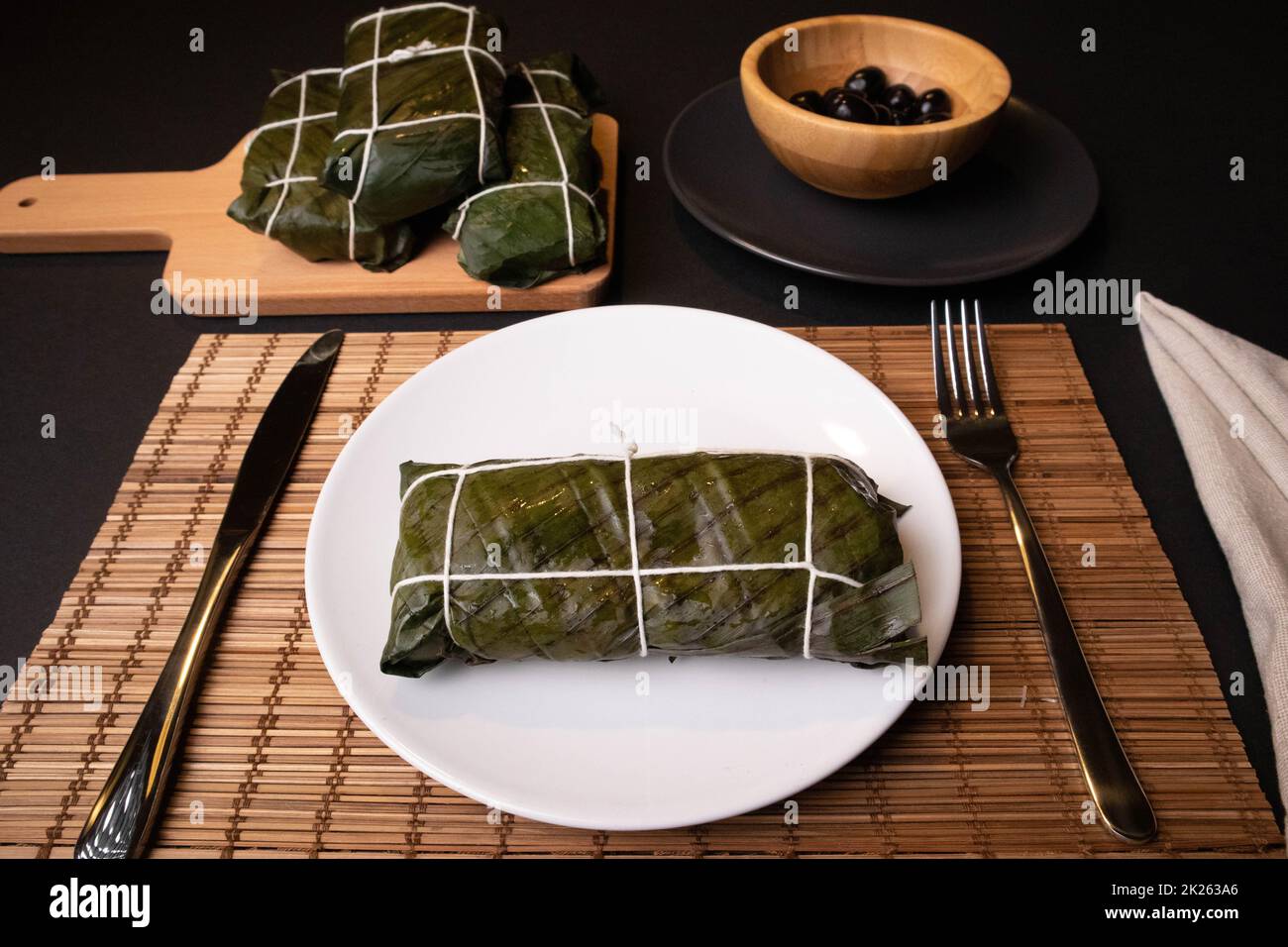 Hallaca on the table, the traditional dish of Venezuelan Christmas ...