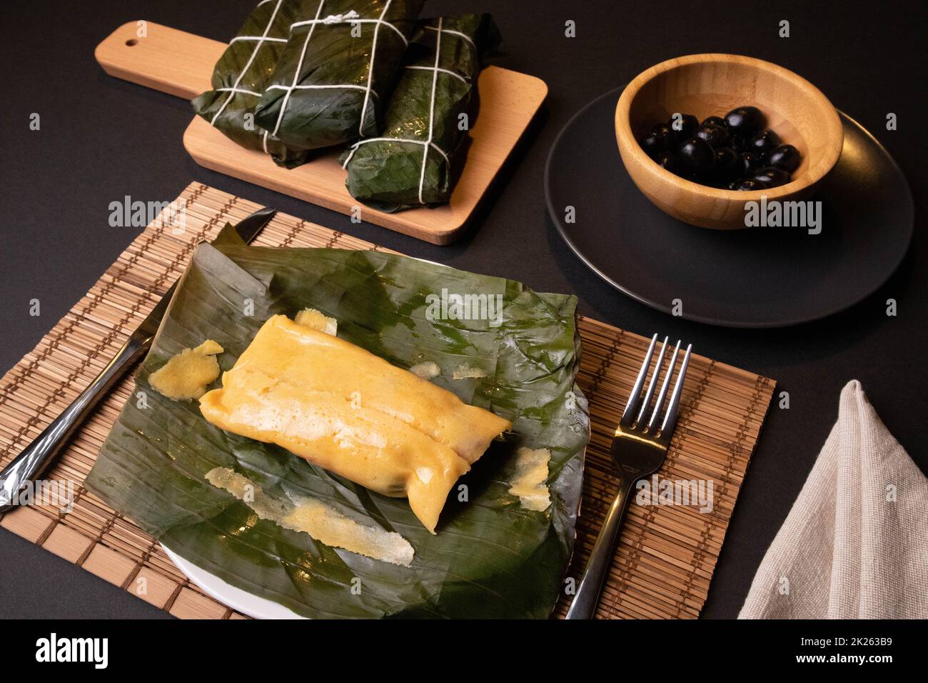 Hallaca on the table, the traditional dish of Venezuelan Christmas ...