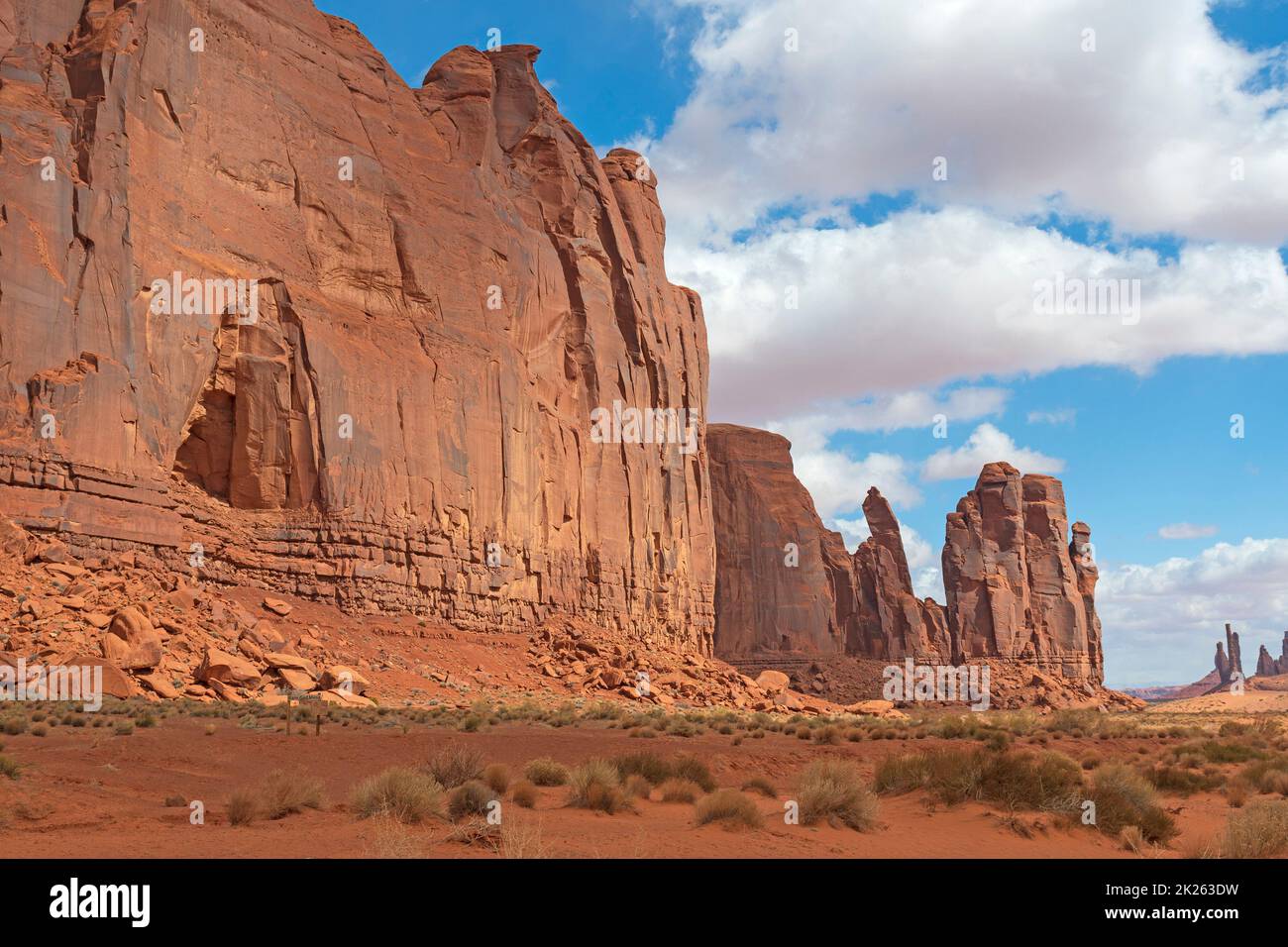 Gathering of Red Rocks in the Desert Stock Photo - Alamy
