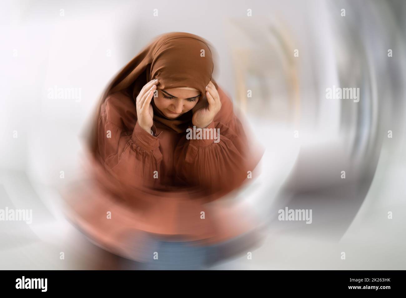 Vertigo Dizziness And BPPV Brain Pain Stock Photo - Alamy