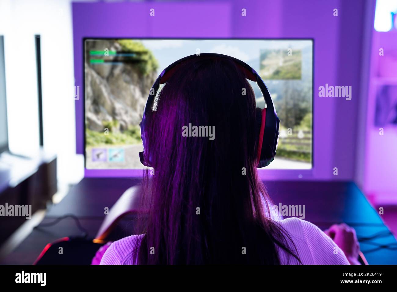 Online Esports PC Player Stock Photo - Alamy
