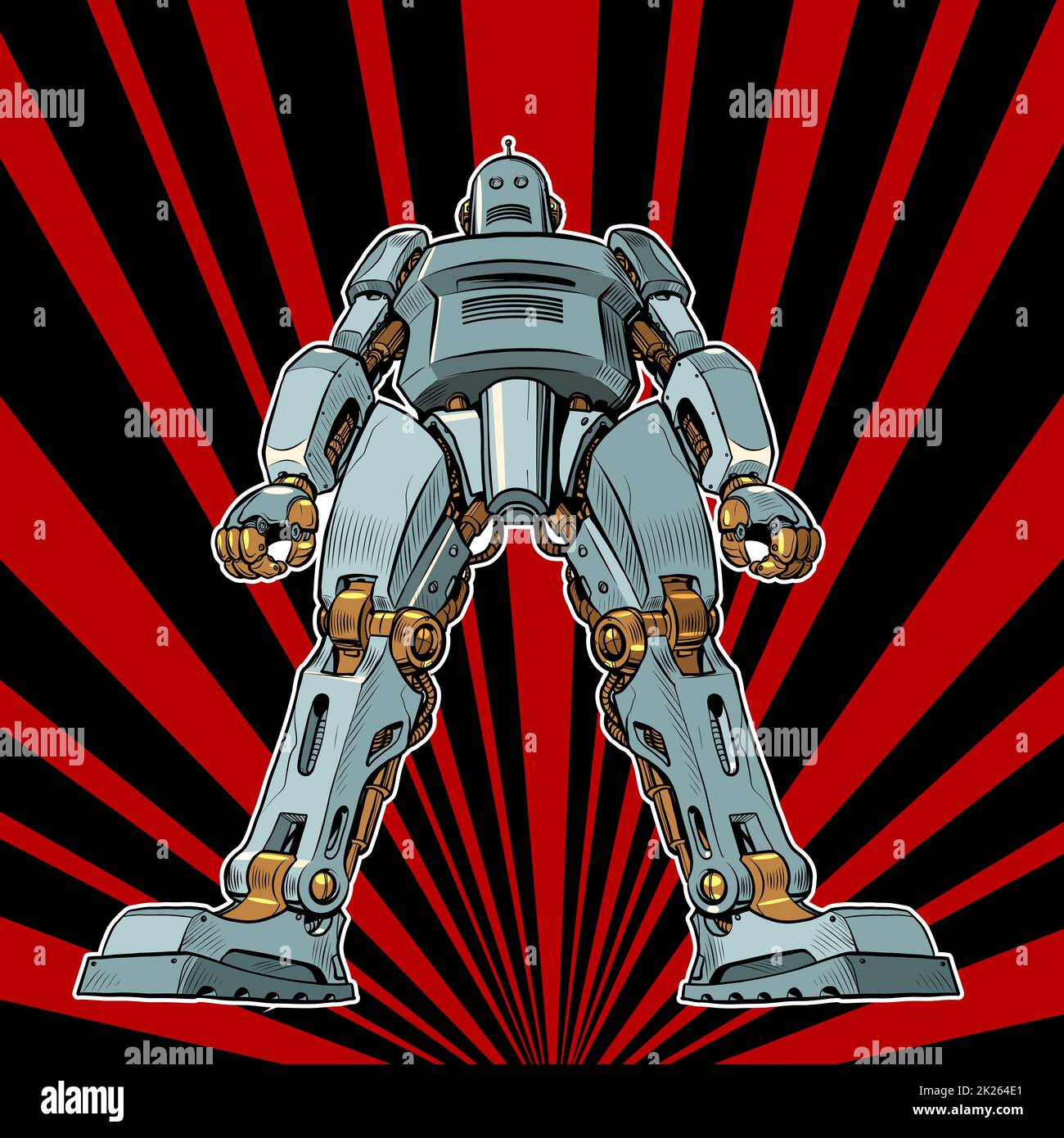 Giant robot and warrior hi-res stock photography and images - Alamy