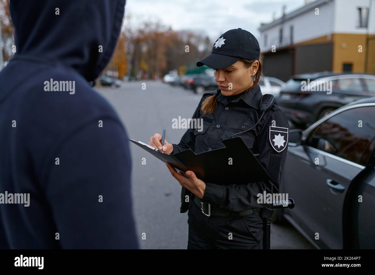 Woman violence police hi-res stock photography and images - Alamy