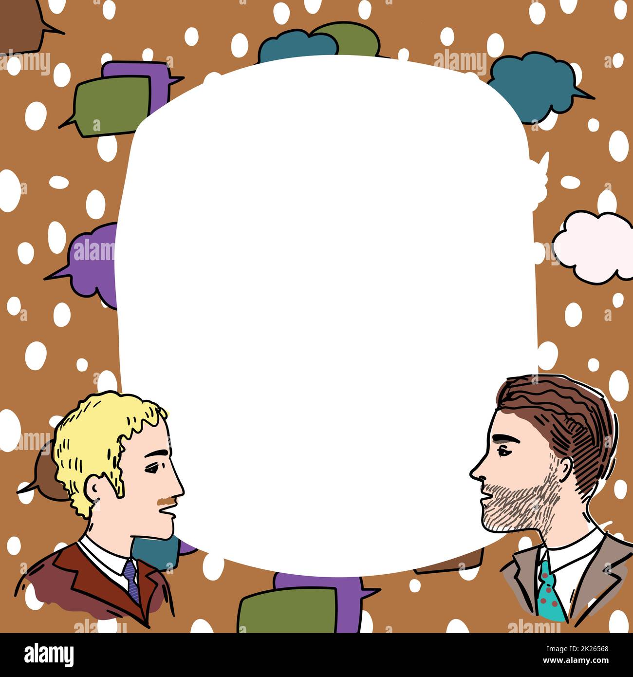 Team Members Looking At Whiteboard Brainstorming Conversation New ...