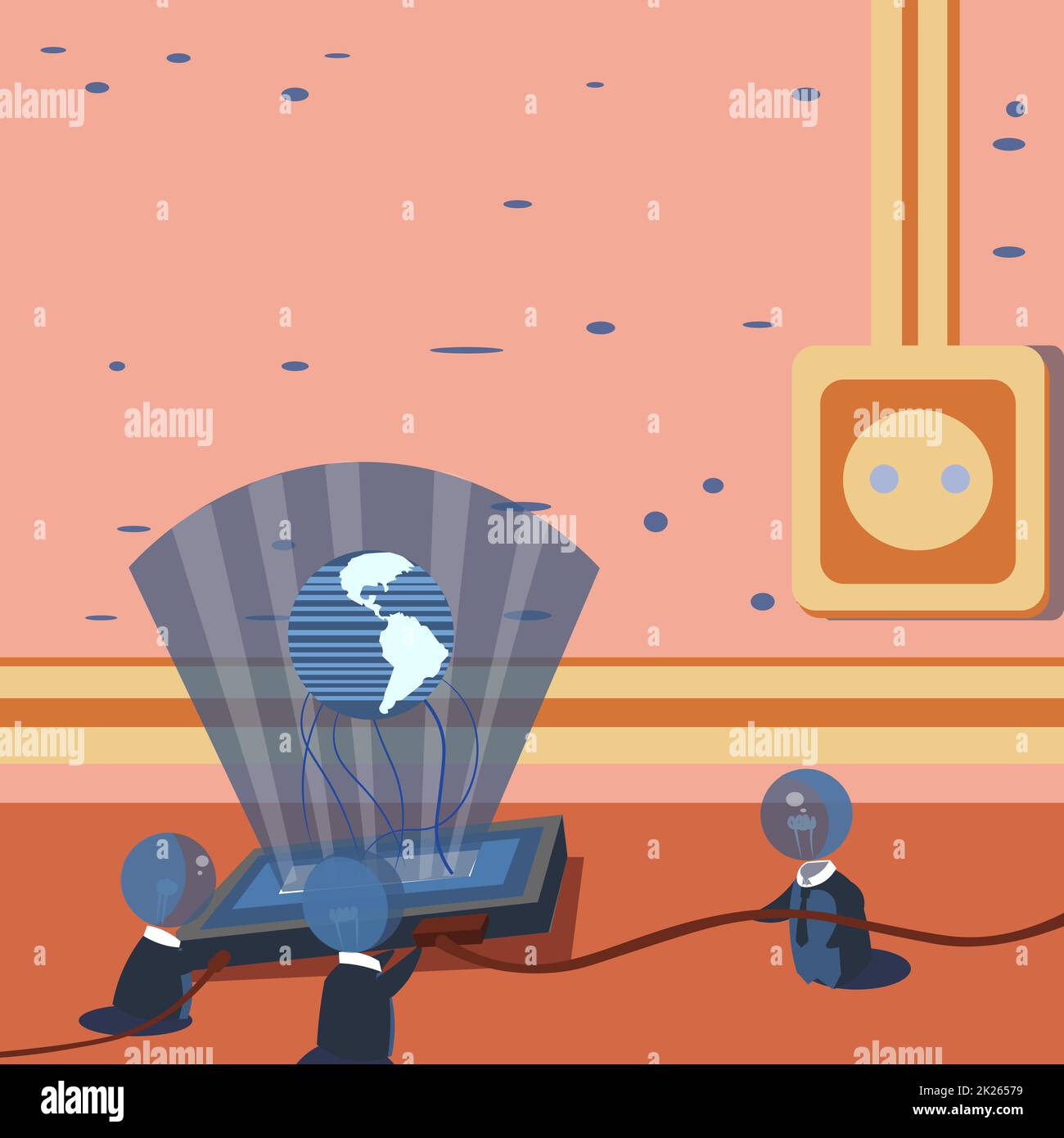 Cartoon global hi-res stock photography and images - Alamy