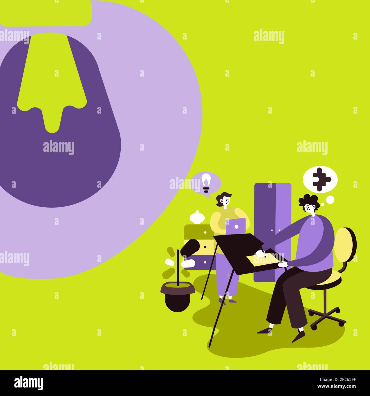 Partners Sharing New Wonderful Ideas For Skill Improvement Discussing ...