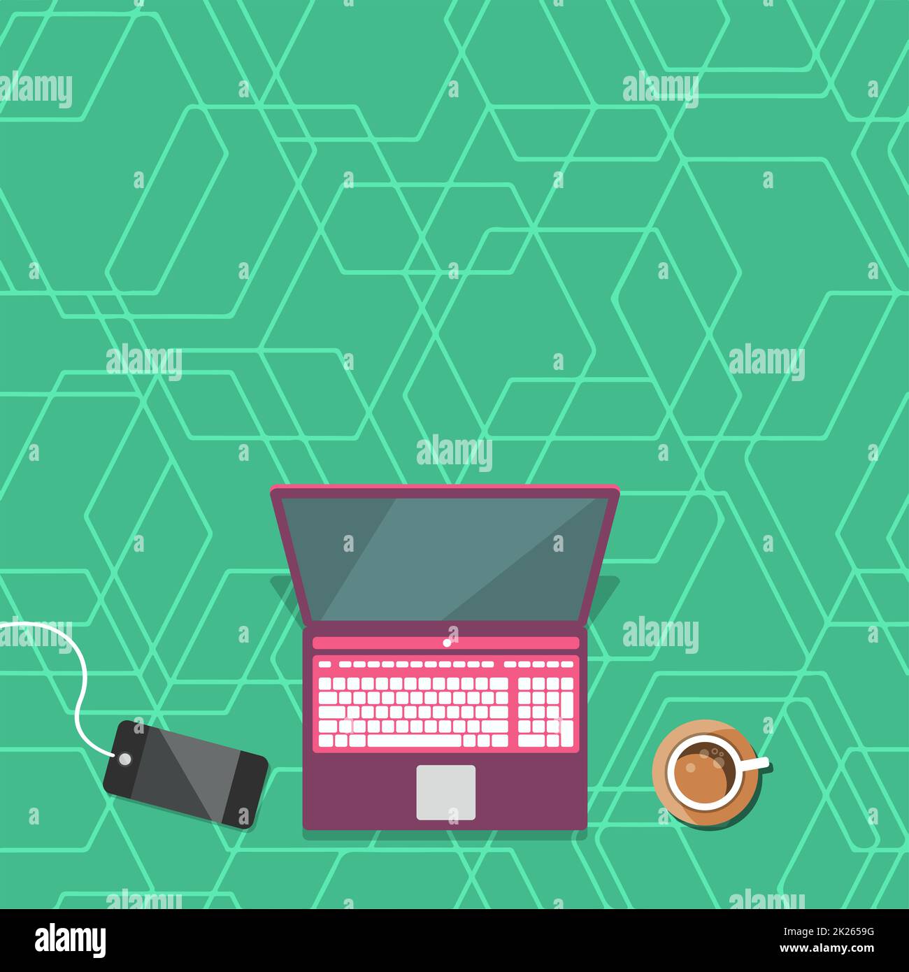 Color image cartoon laptop computer hi-res stock photography and images ...