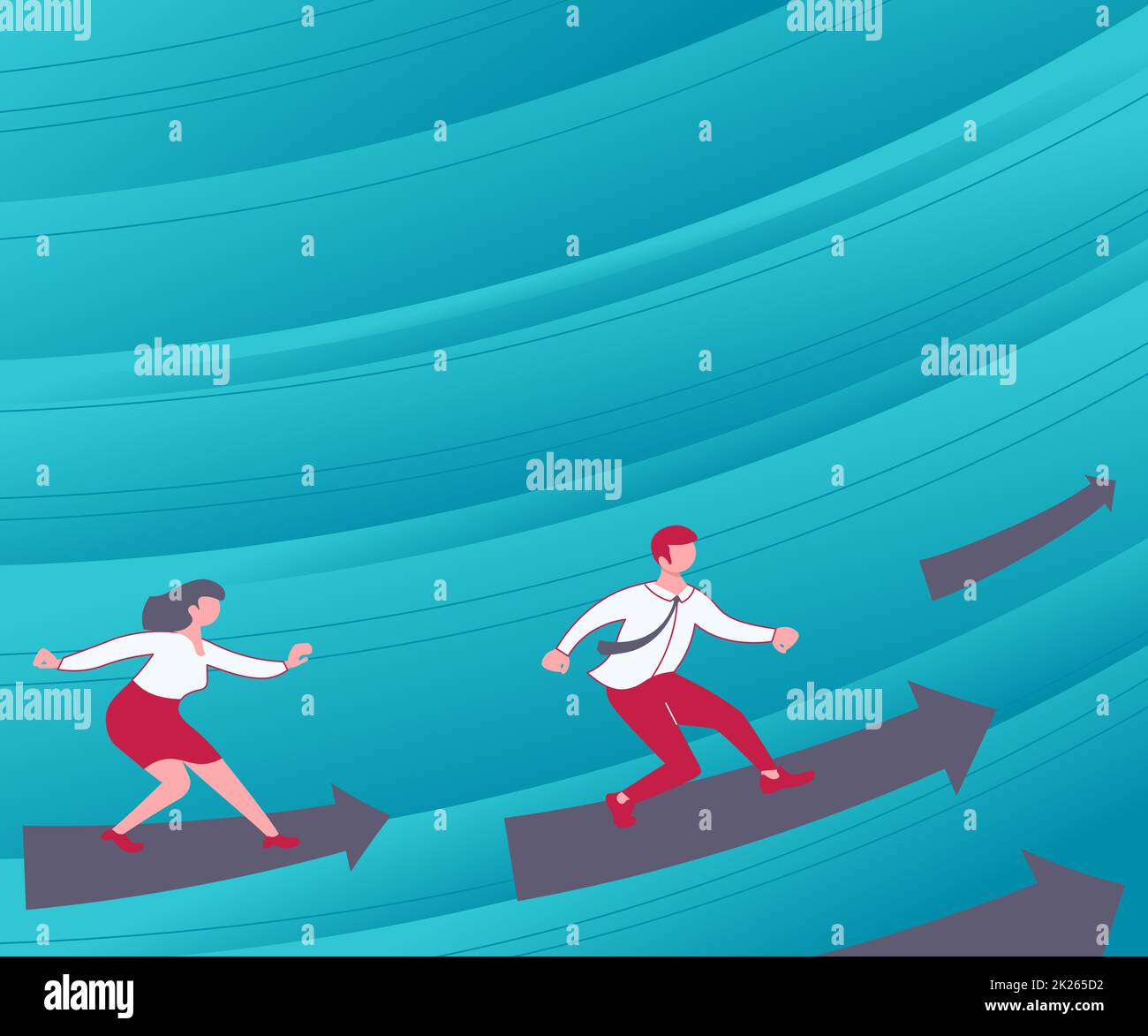 Arrows Guiding Two Collaborating Colleagues Towards Better Financial ...