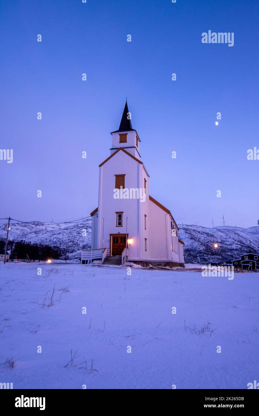 Church of Hillesoy, Brensholmen, Norway Stock Photo - Alamy