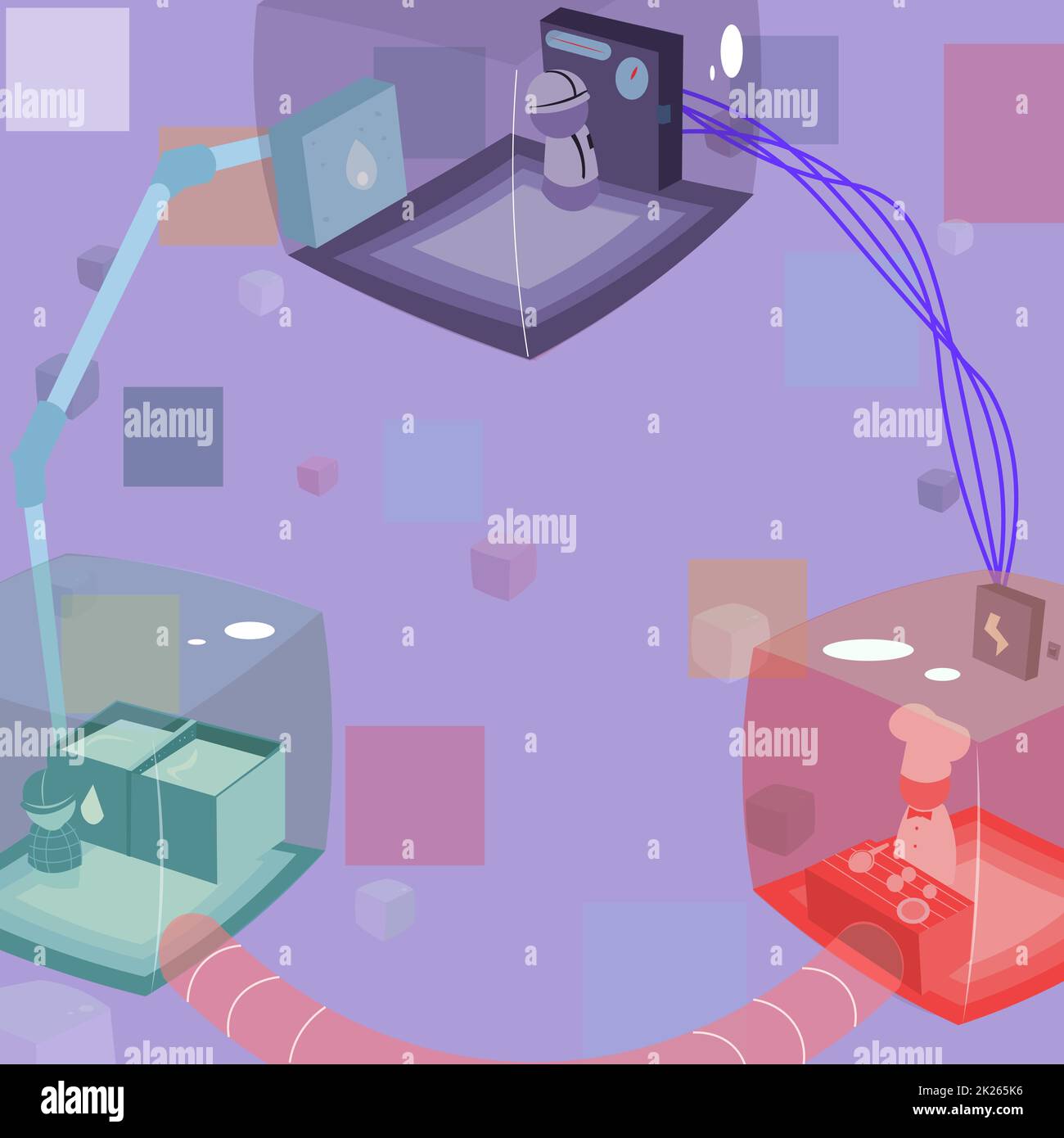 Cartoon doctor computer desk hi-res stock photography and images - Alamy