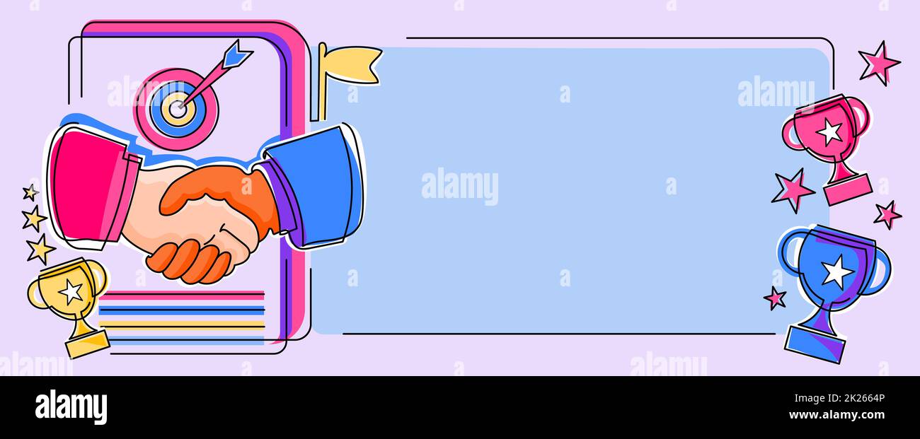 Signing contract cartoon hi-res stock photography and images - Alamy