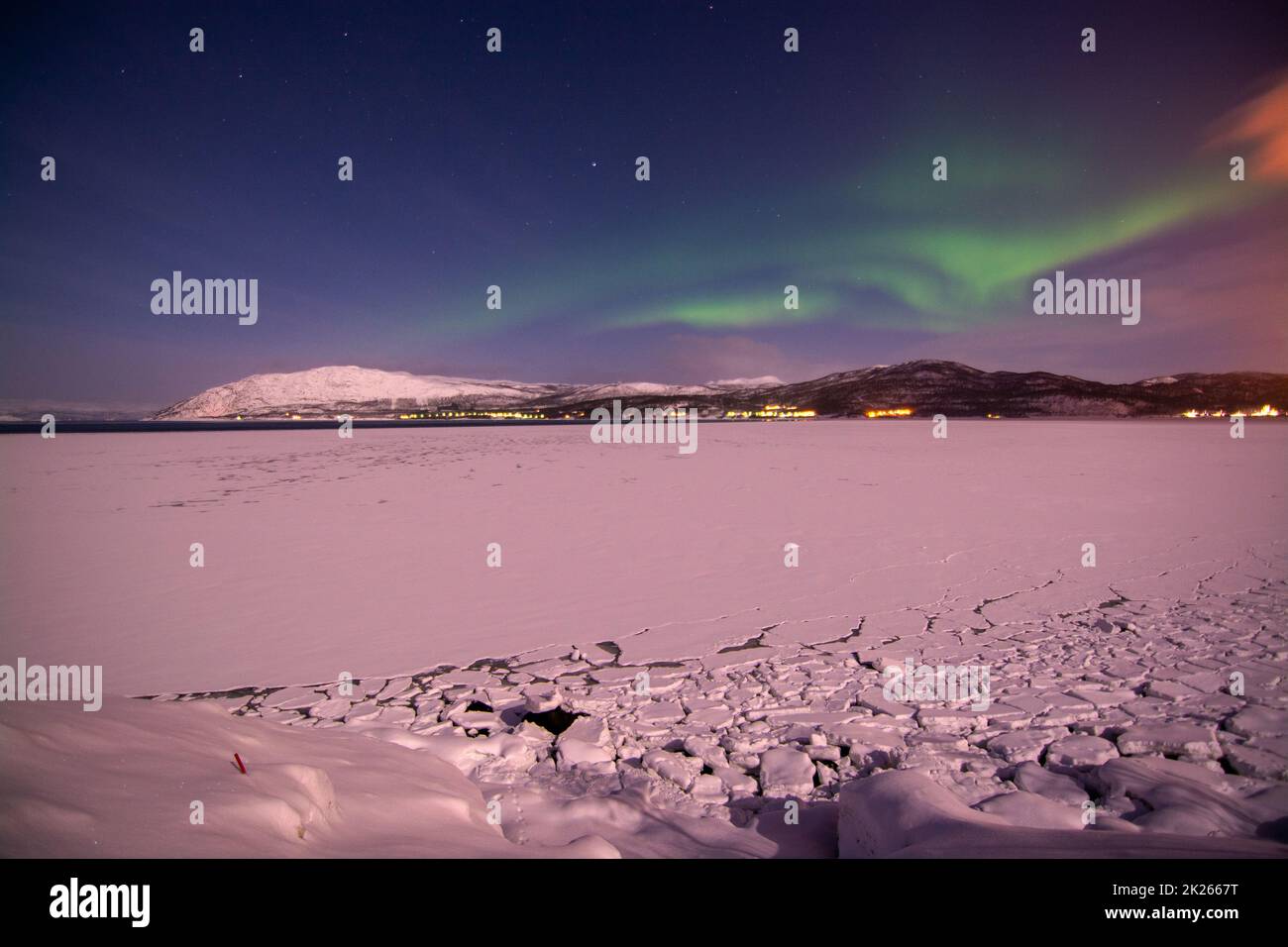 Aurora Borealis near Alta, Norway Stock Photo - Alamy