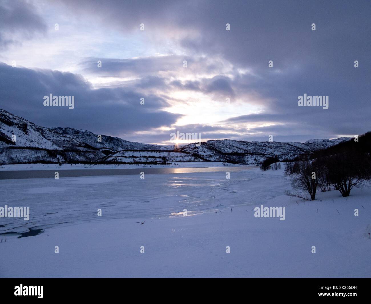 Landscape in Troms og Finnmark, Tromso, Norway Stock Photo - Alamy