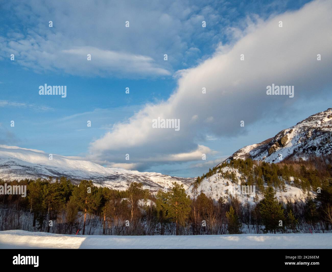 Landscape in Troms og Finnmark, Tromso, Norway Stock Photo - Alamy