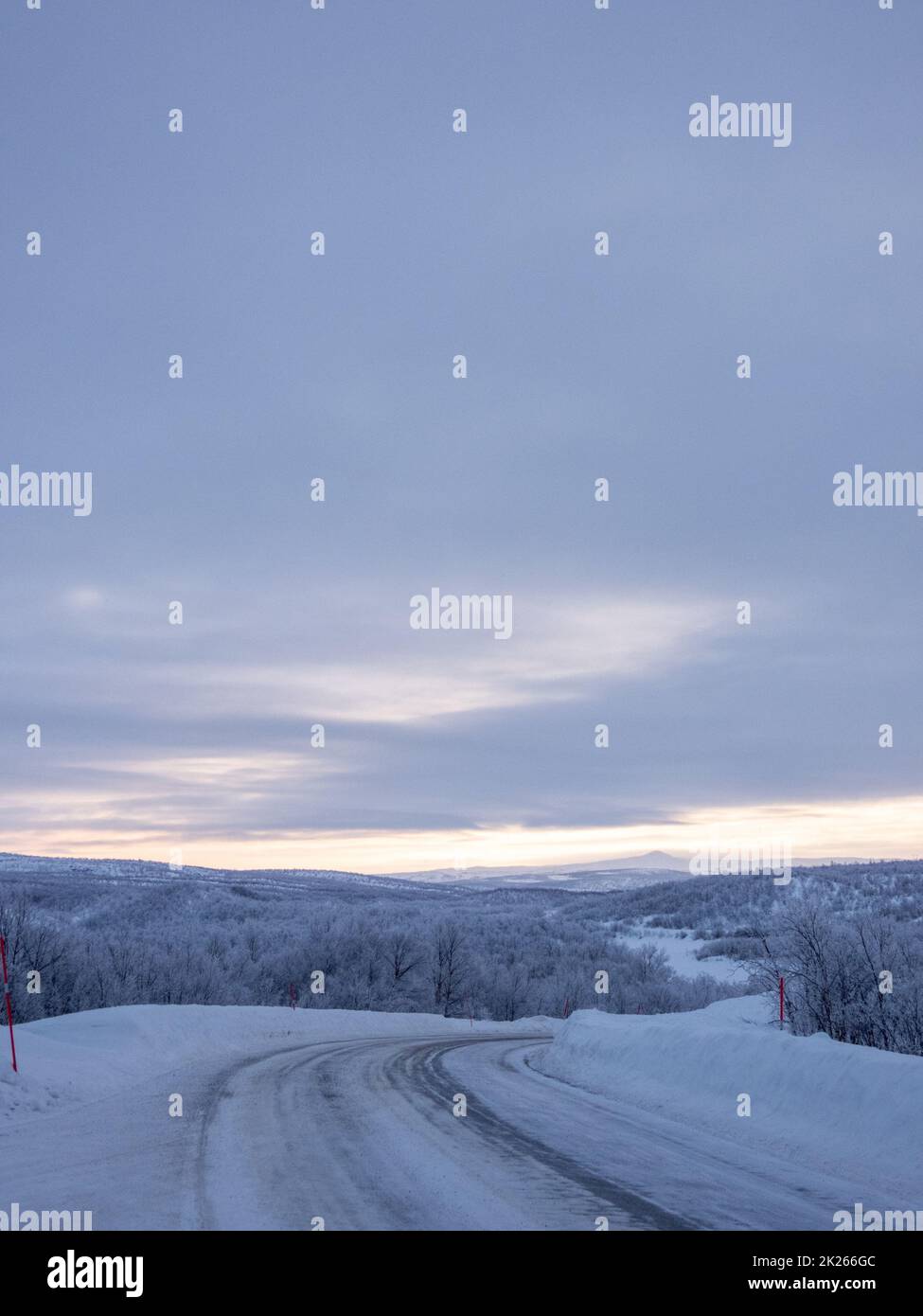 Road E45 between Alta and Kautokeino, Norway Stock Photo - Alamy
