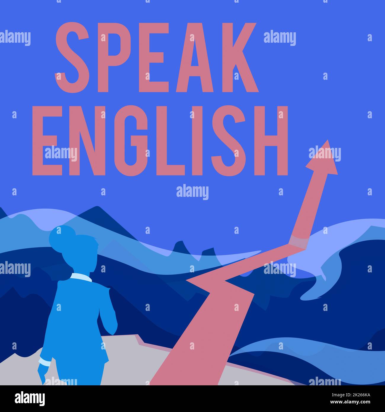 Text showing inspiration Speak English. Business approach Study another ...