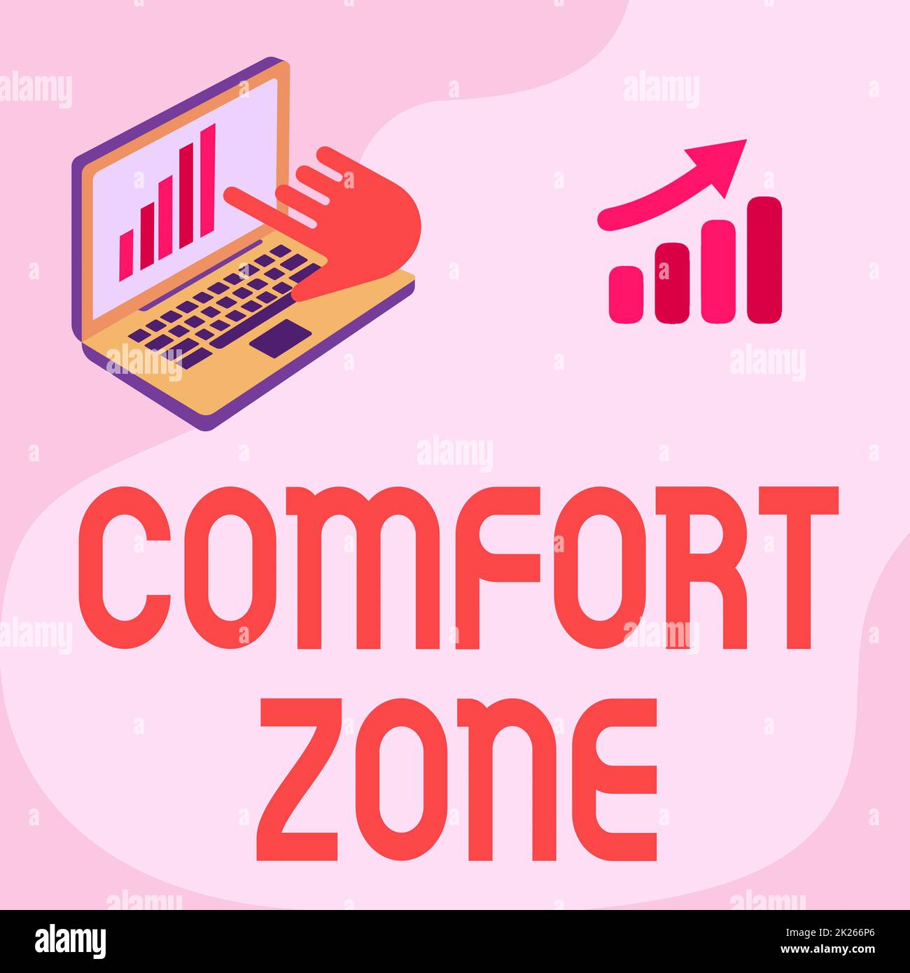 Writing displaying text Comfort Zone. Concept meaning A situation where ...