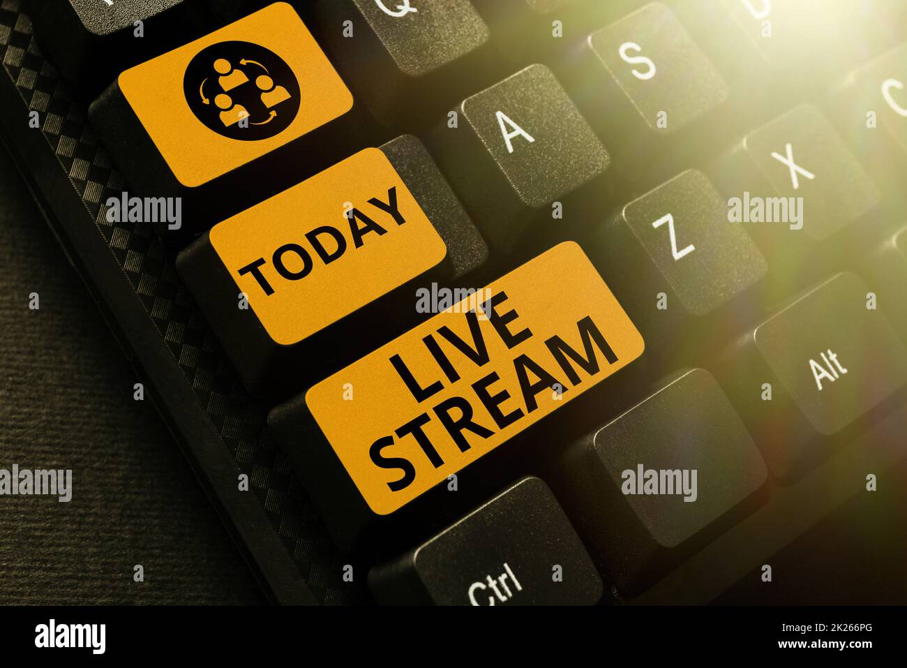 Writing displaying text Live Stream. Business overview to broadcast a ...