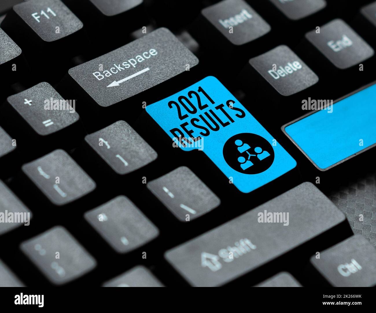 Conceptual display 2021 Results. Business concept any outcome of an ...