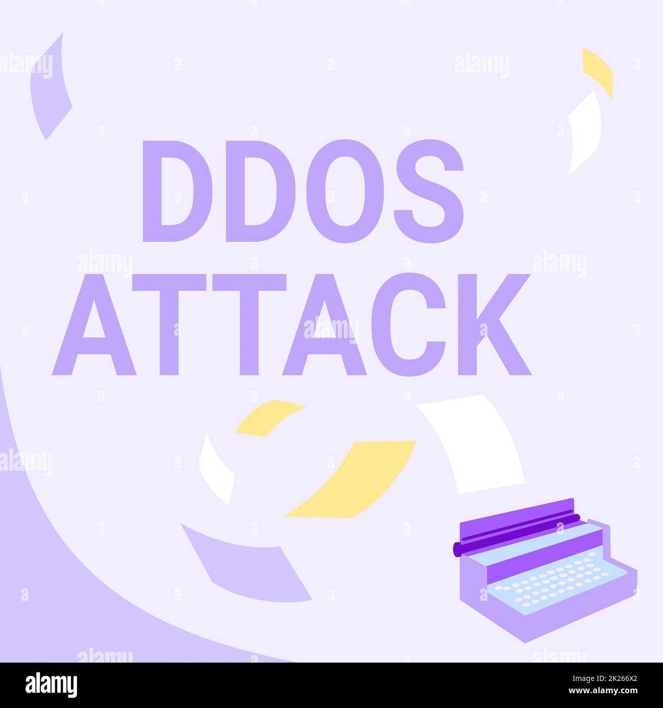 Text sign showing Ddos Attack. Business showcase disturbed access to ... Text sign showing Ddos Attack. Business showcase disturbed access to ...