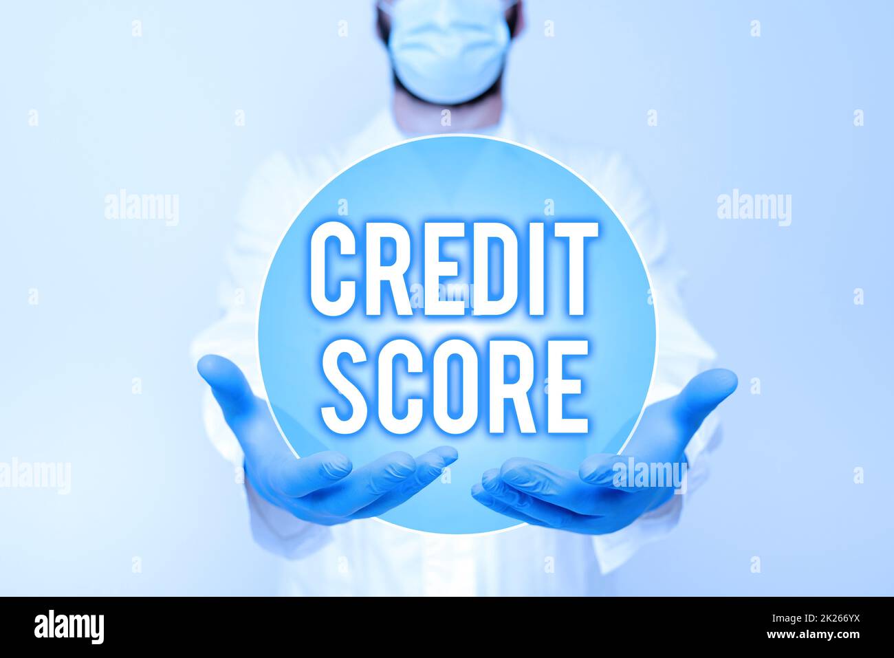 Sign displaying Credit Score. Business approach Represent the ...
