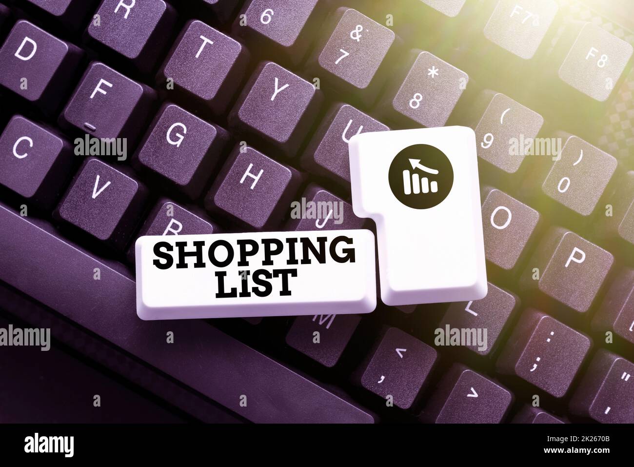 Handwritten shopping list hi-res stock photography and images - Alamy