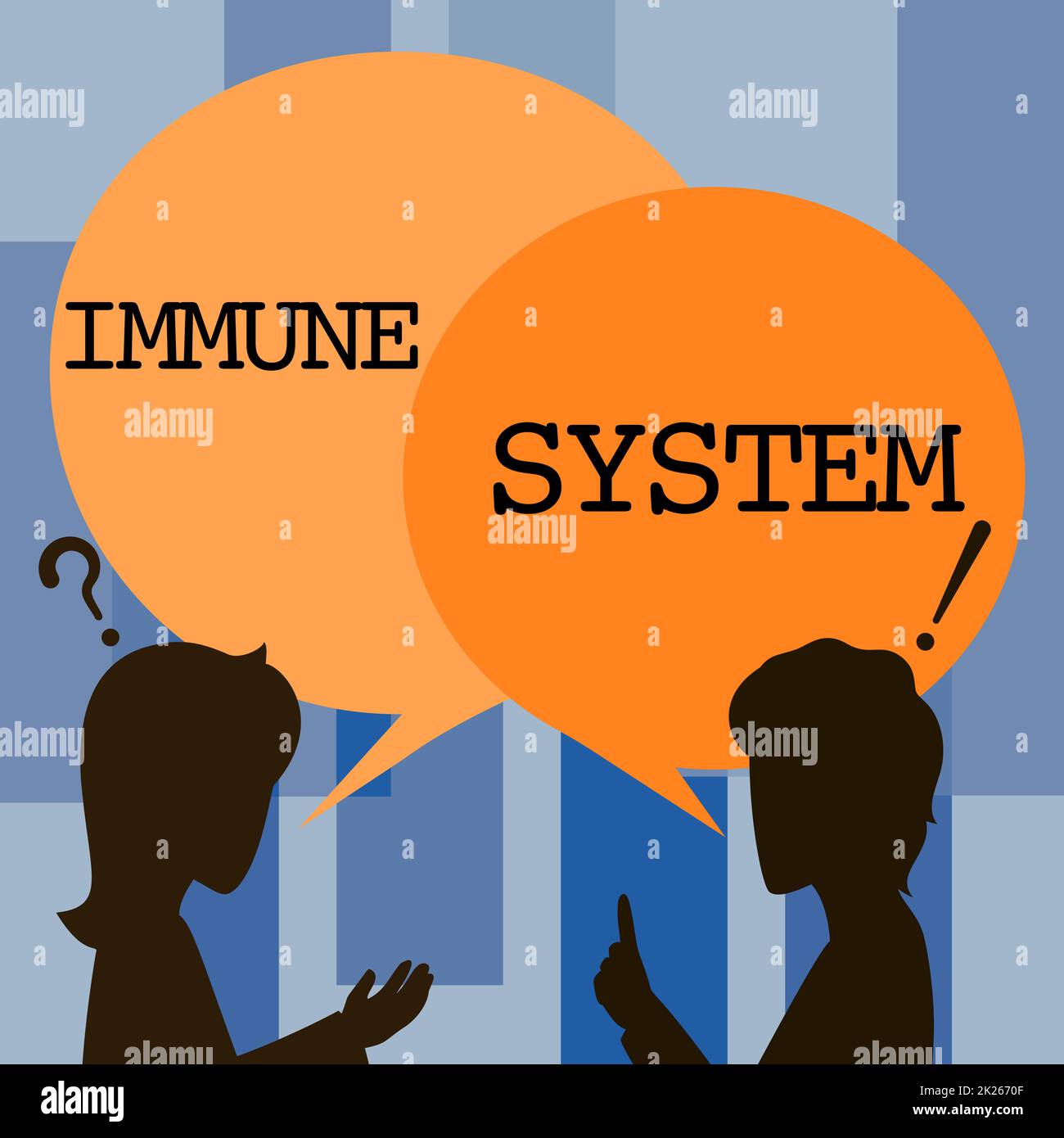 Conceptual display Immune System. Word Written on Complex network work ...