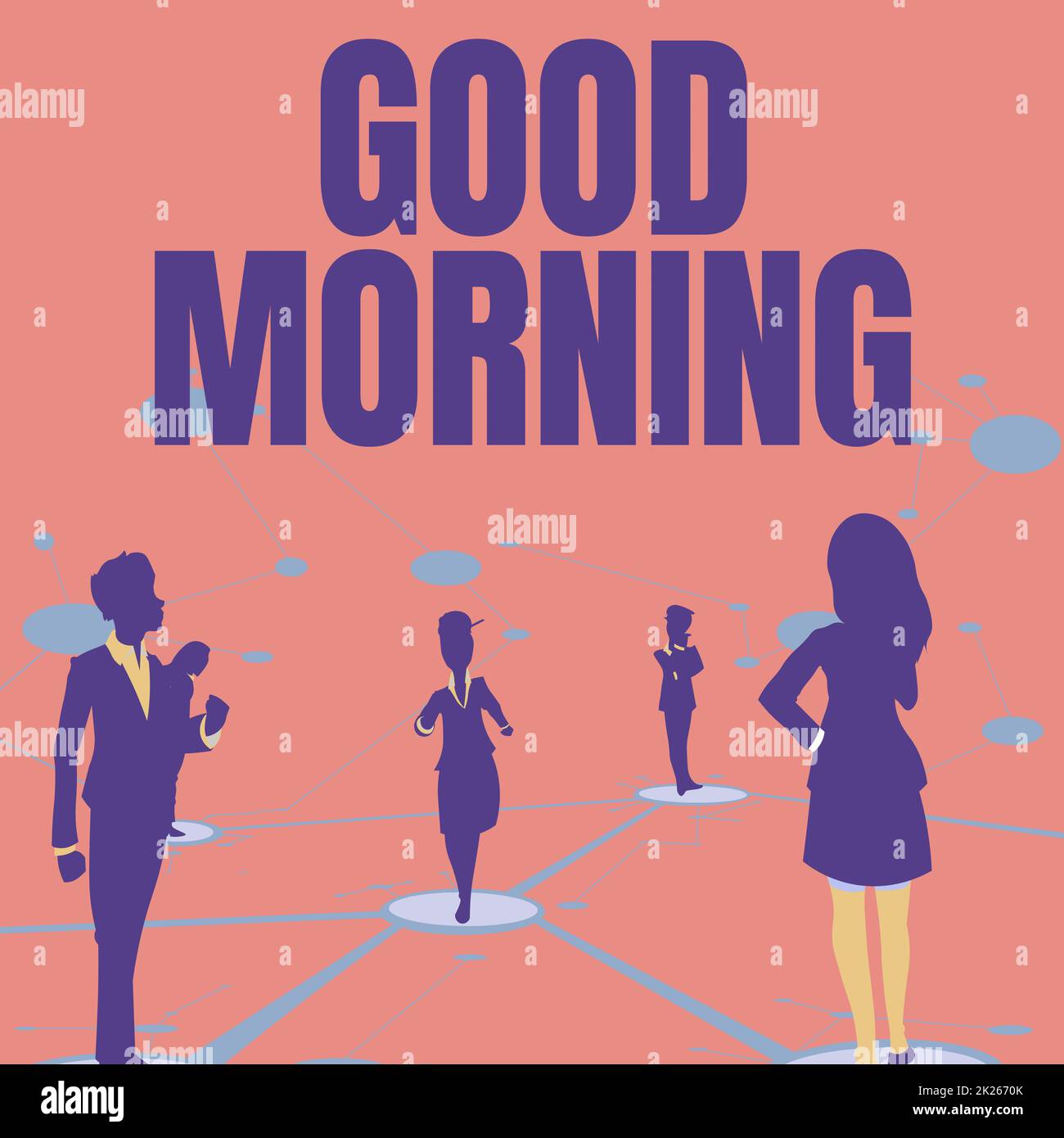 Writing displaying text Good Morning. Business approach happy day ...