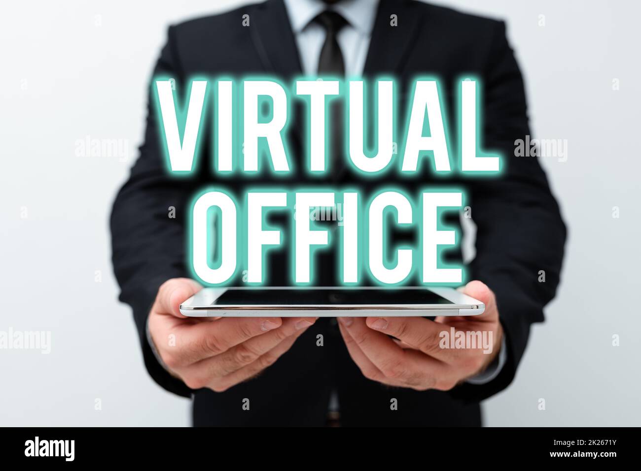 Inspiration showing sign Virtual Office. Internet Concept operational ...