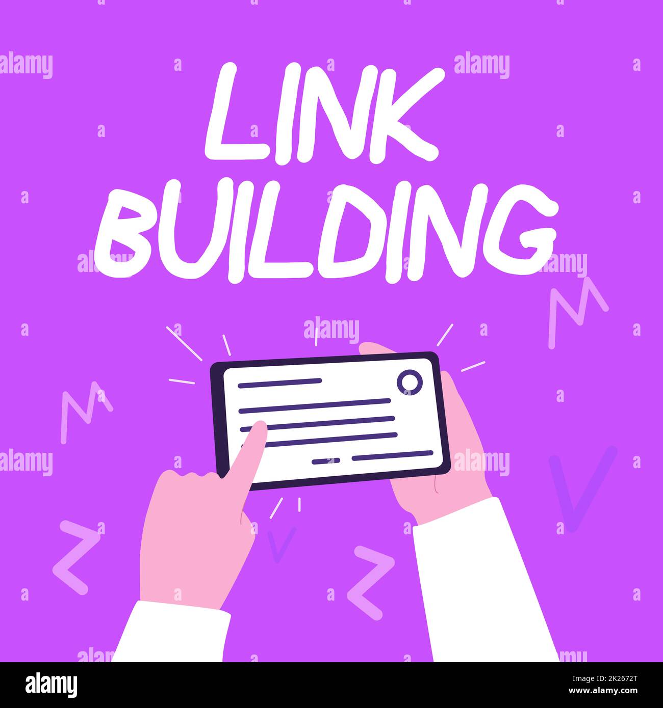 Conceptual display Link Building. Business showcase SEO Term Exchange ...