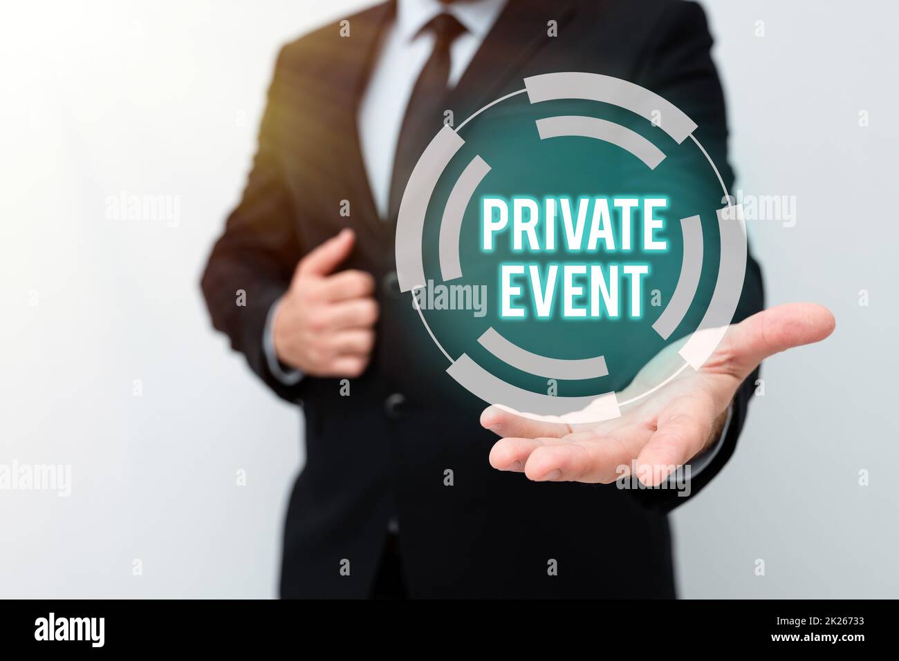 Sign displaying Private Event. Conceptual photo Exclusive Reservations ...