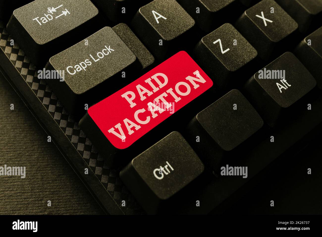 Text showing inspiration Paid Vacation. Business idea Sabbatical ...