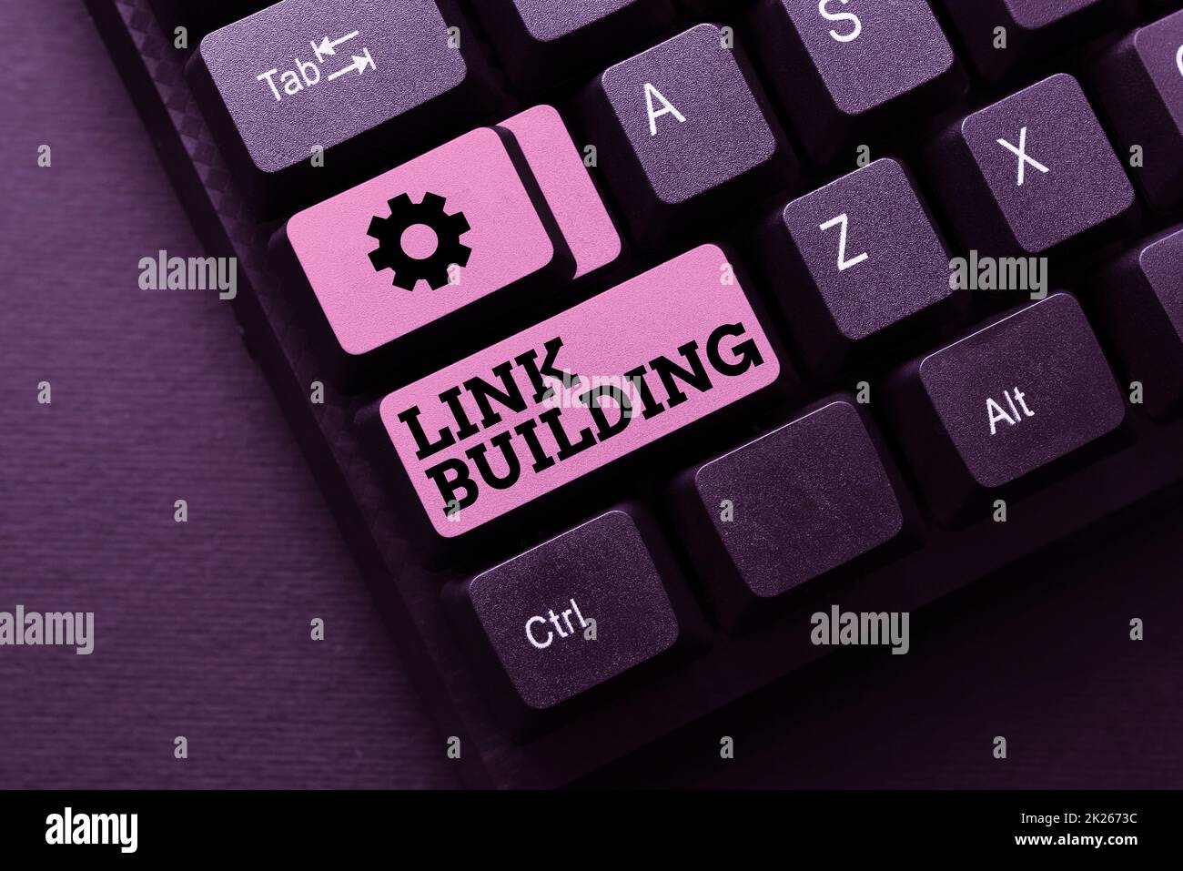 Hand writing sign Link Building. Business concept SEO Term Exchange Links Acquire Hyperlinks ...