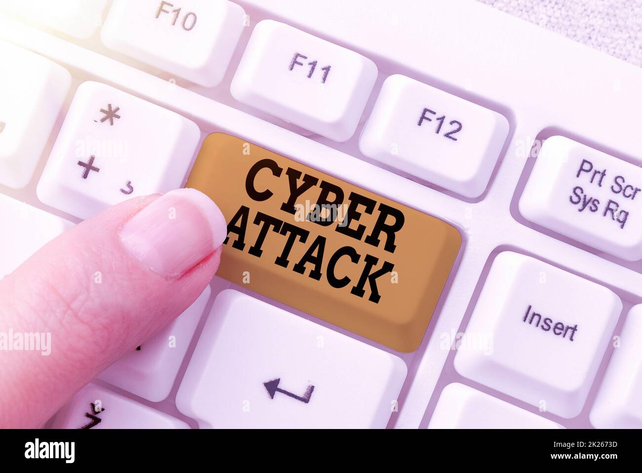 Sign displaying Cyber Attack. Internet Concept An attempt by hackers to ...