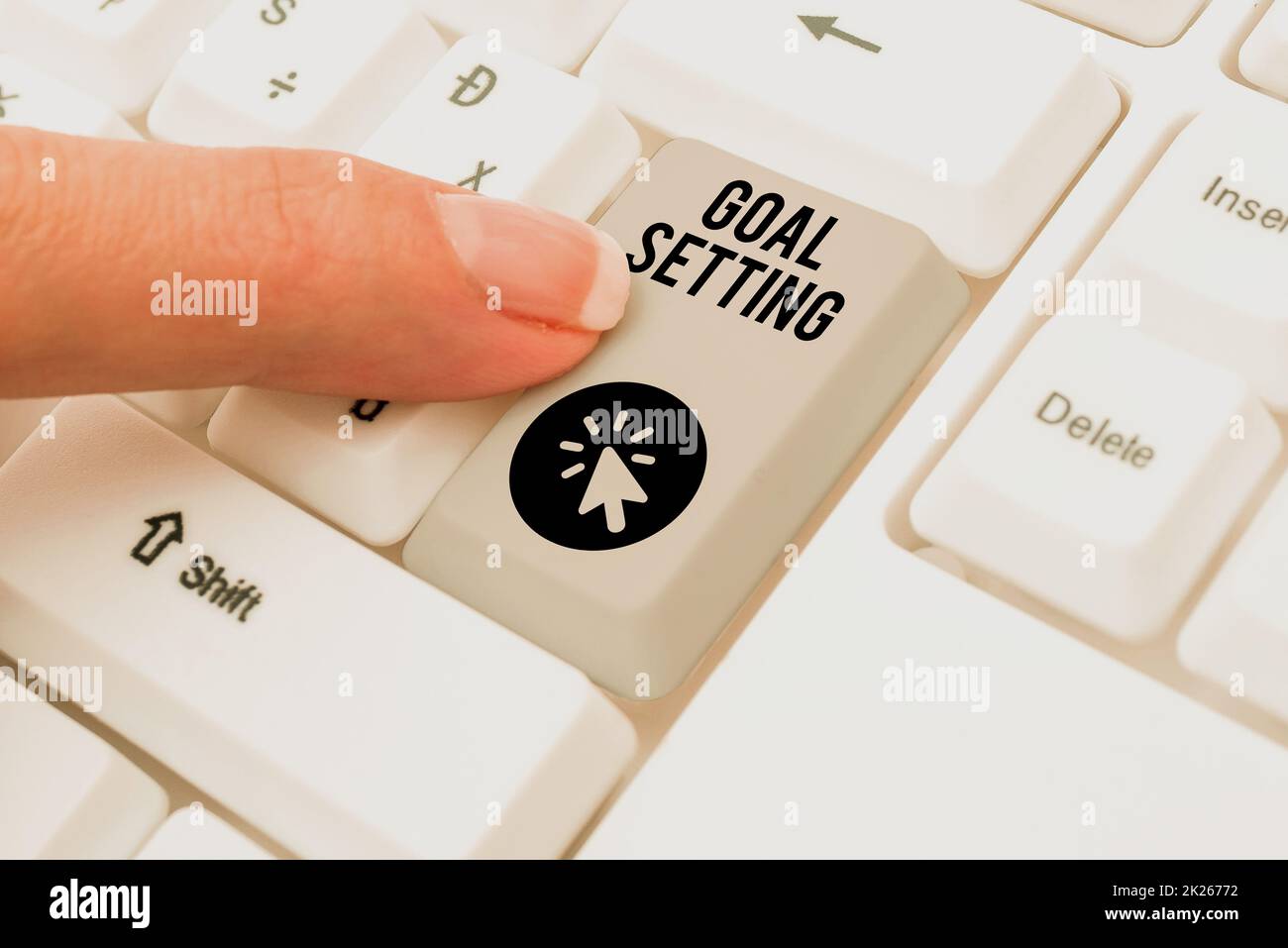 Inspiration showing sign Goal Setting. Business approach dream big ...