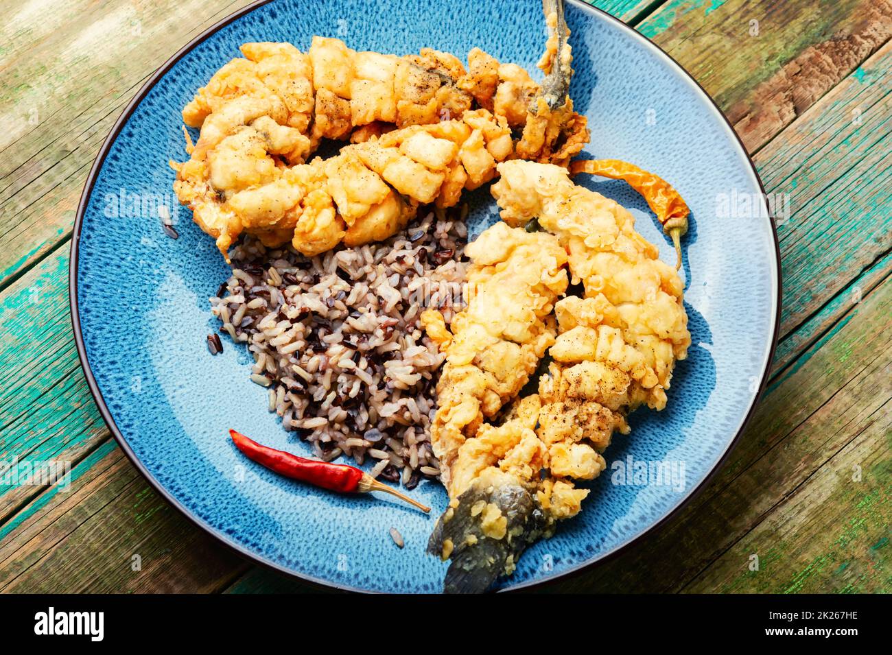 Appetizing grilled sea bass fish Stock Photo - Alamy
