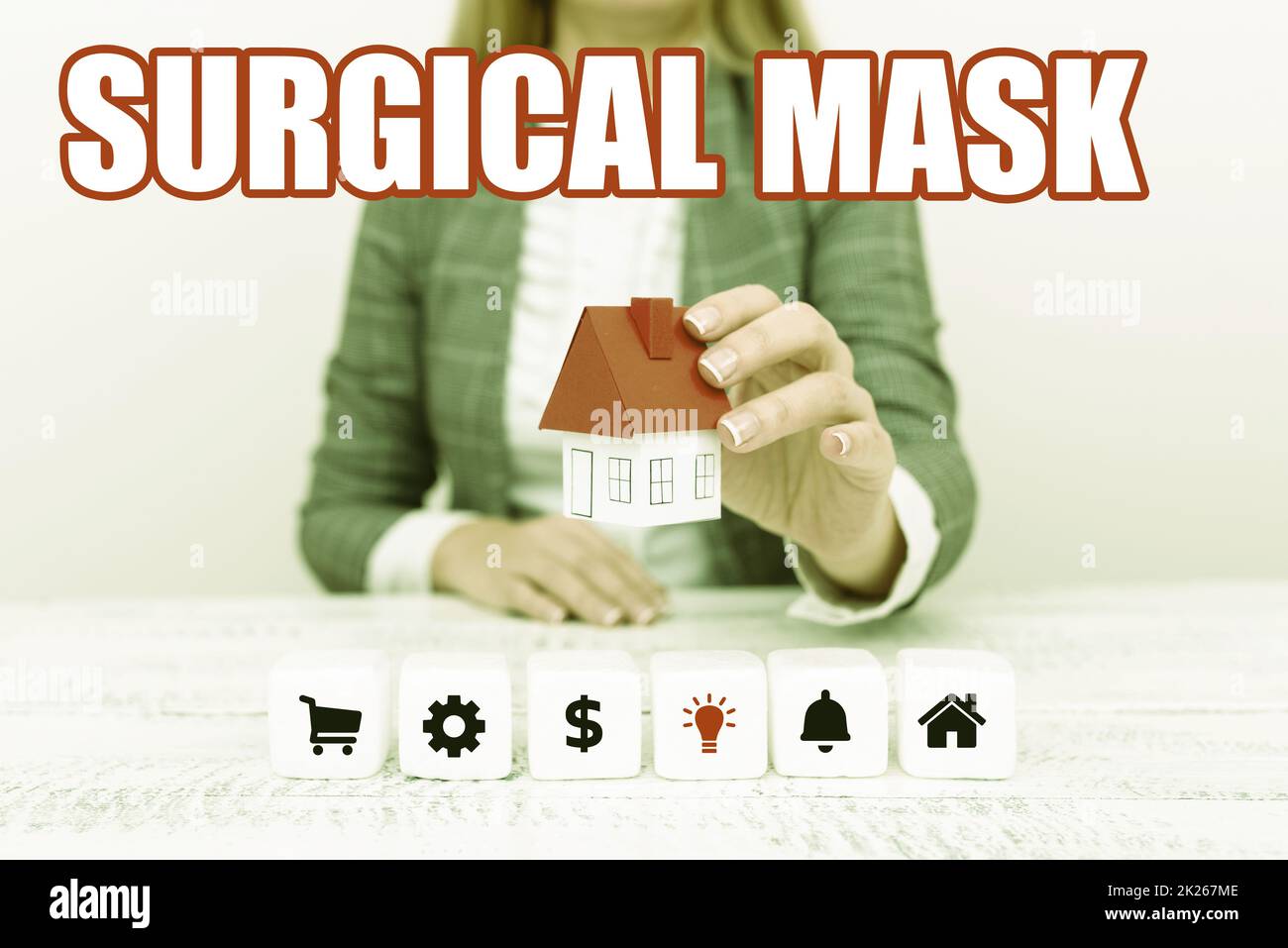 Text showing inspiration Surgical Mask. Conceptual photo worn by health ...