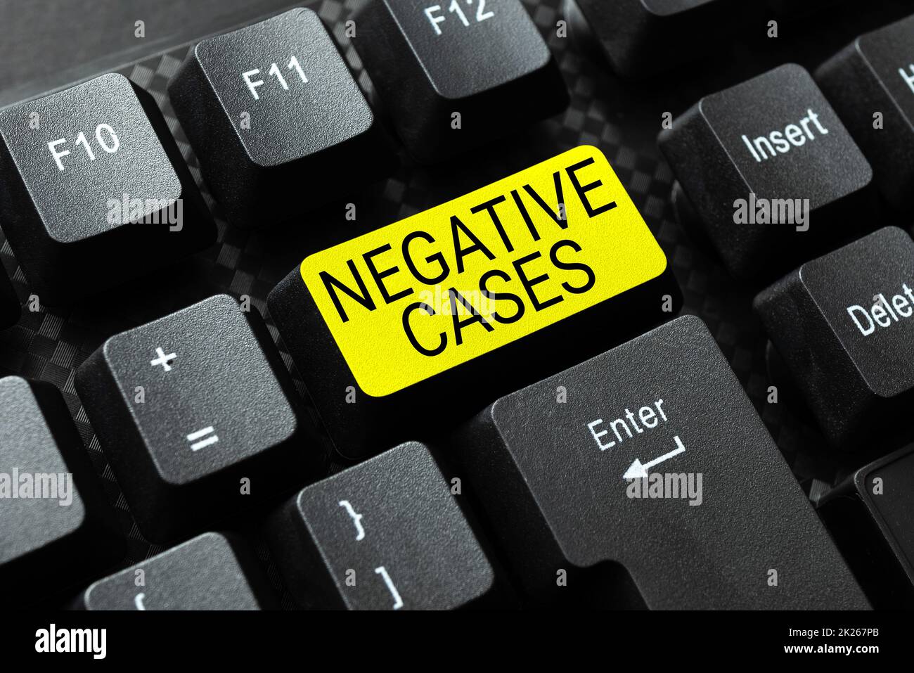 Text caption presenting Negative Cases. Concept meaning circumstances ...