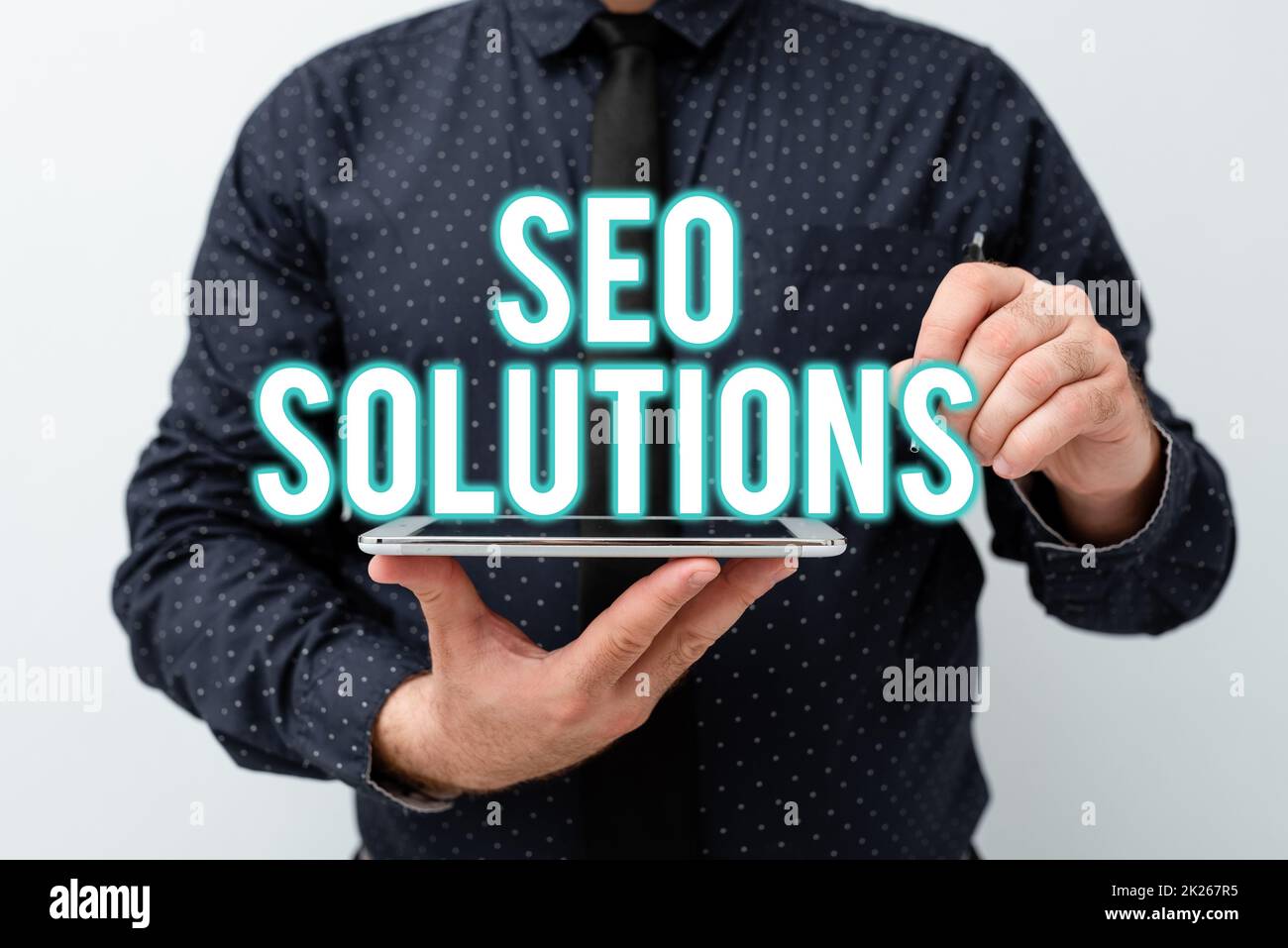 Inspiration Showing Sign Seo Solutions Conceptual Photo Search Engine Result Page Increase