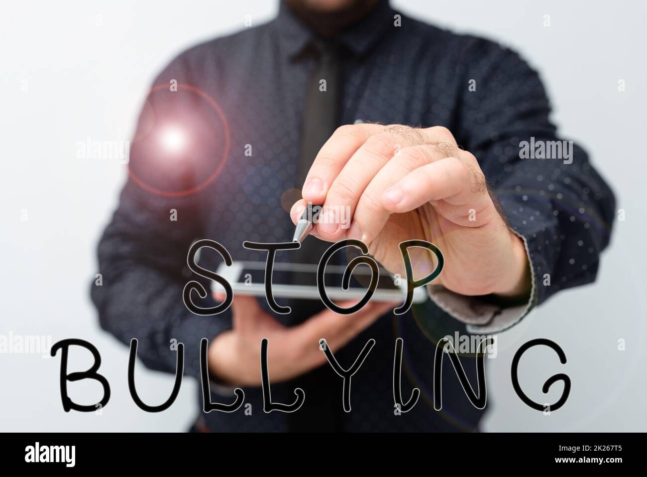 Handwriting text Stop Bullying. Business overview Fight and Eliminate ...