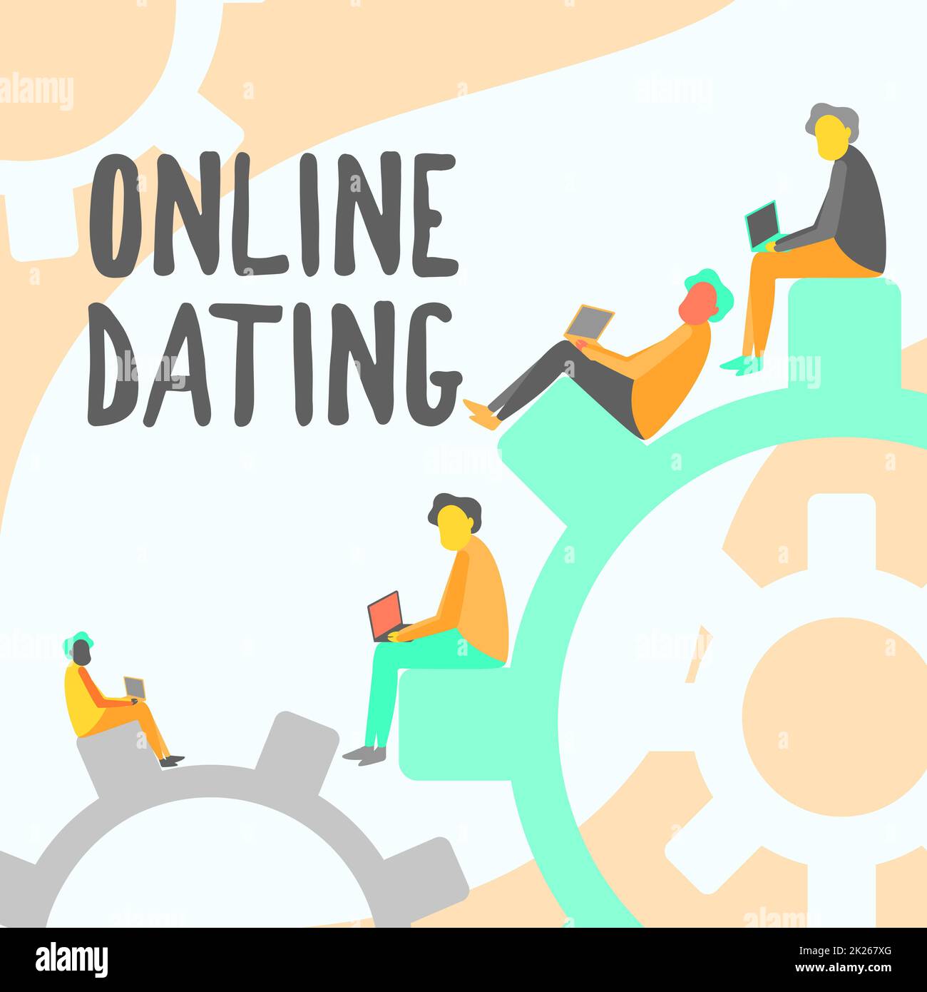 Man video chatting using laptop hi-res stock photography and images - Alamy