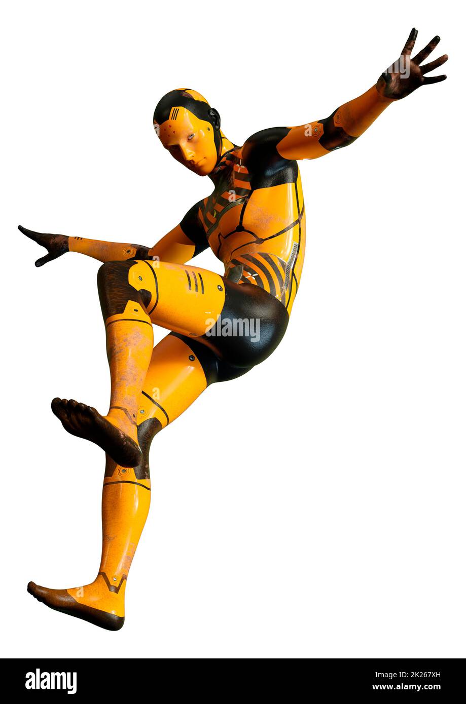 Humanoid robot jump hi-res stock photography and images - Alamy