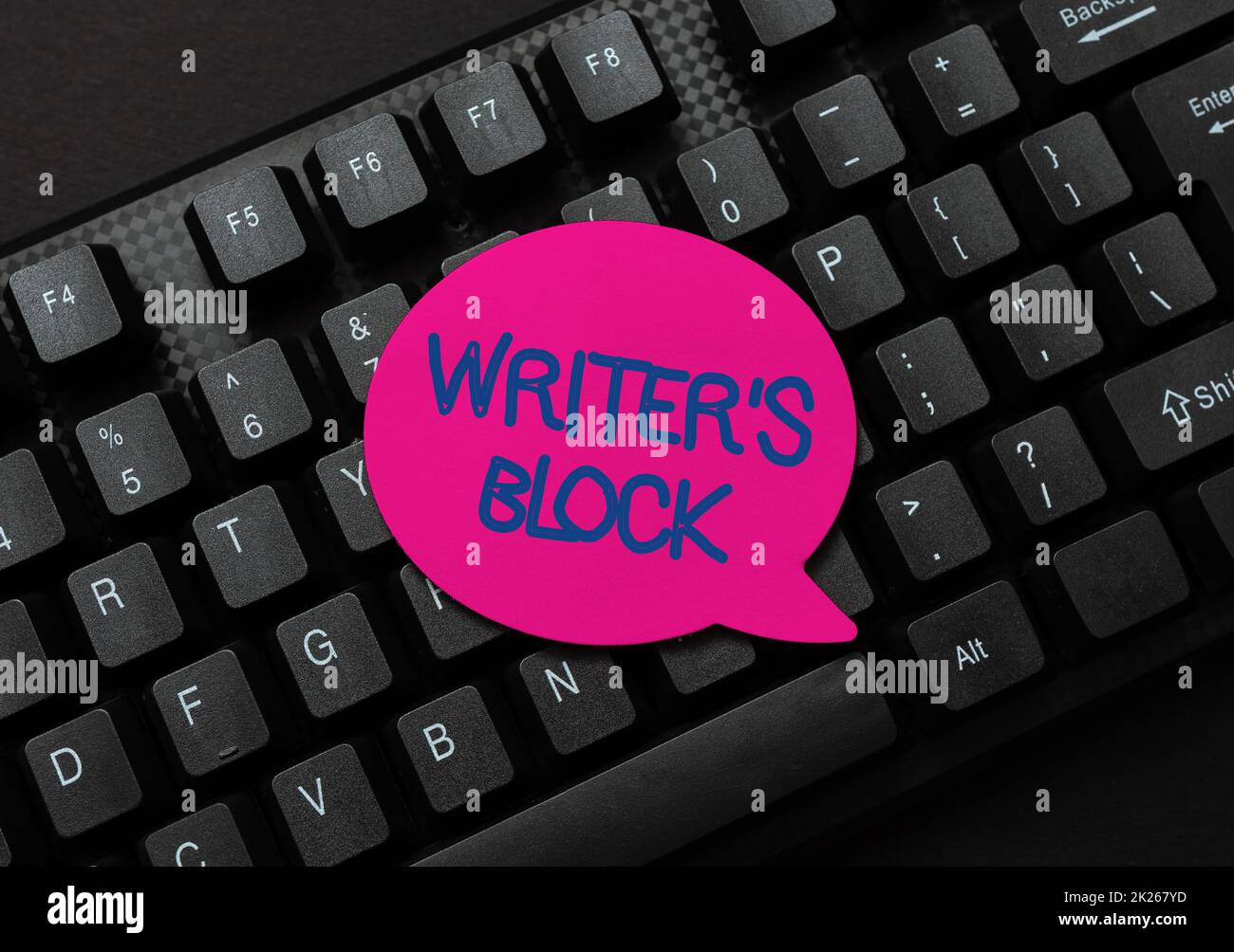 Text Caption Presenting Writer S Block Business Approach Condition Of Being Unable To Think Of