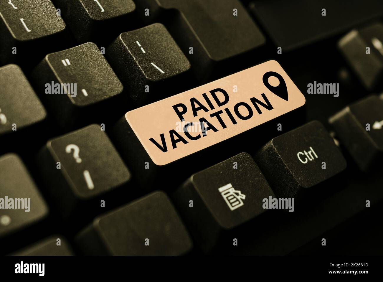 Text caption presenting Paid Vacation. Internet Concept Sabbatical ...